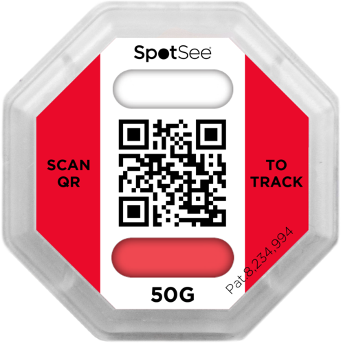 SpotSee | ShockWatch2 QR Indicator - 50G (Red)