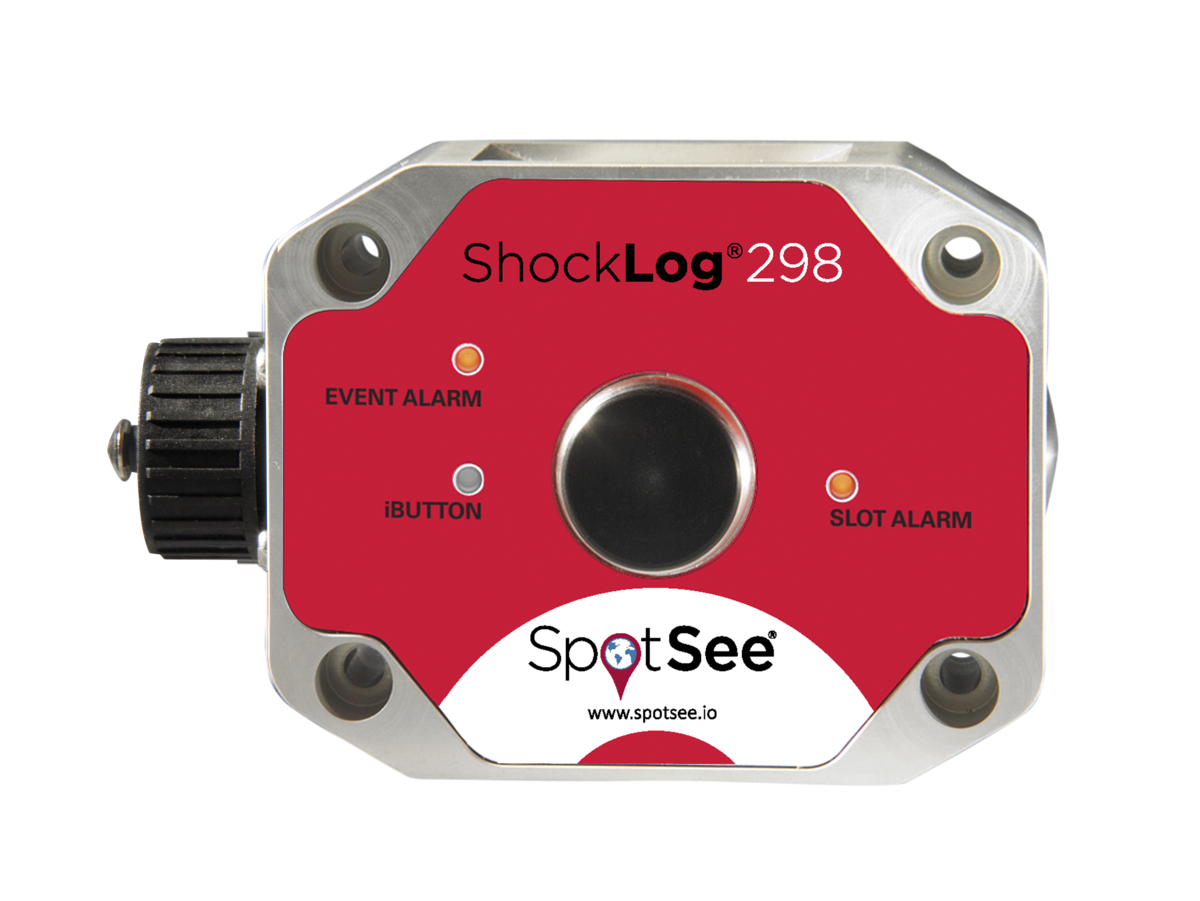 SpotSee| ShockLog 298 with External Humidity and Temperature, Tilt and Roll