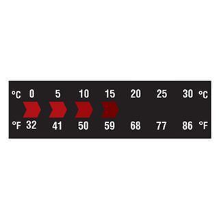 SpotSee | DIGITEMP EZ HORIZONTAL SINGLE COLOR REVERSIBLE THERMOMETER ...